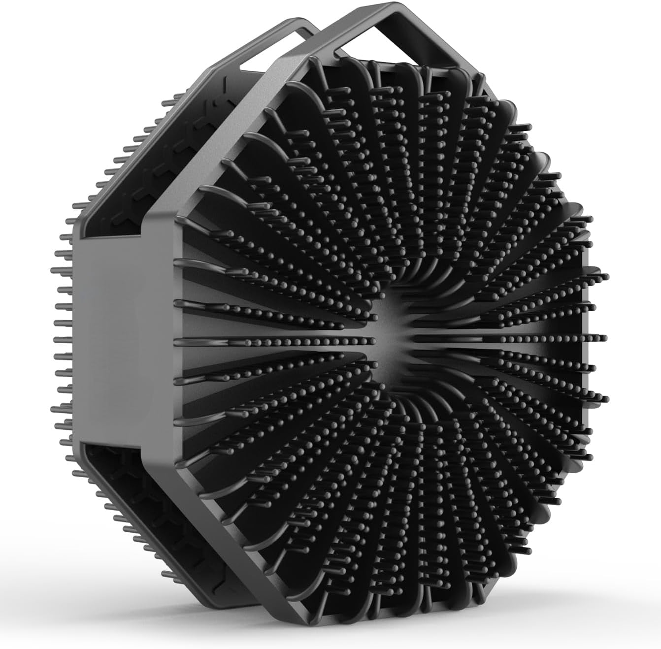 Premium Silver-Infused Dual-Sided Design 2-in-1 Silicone Body Scrubber ...