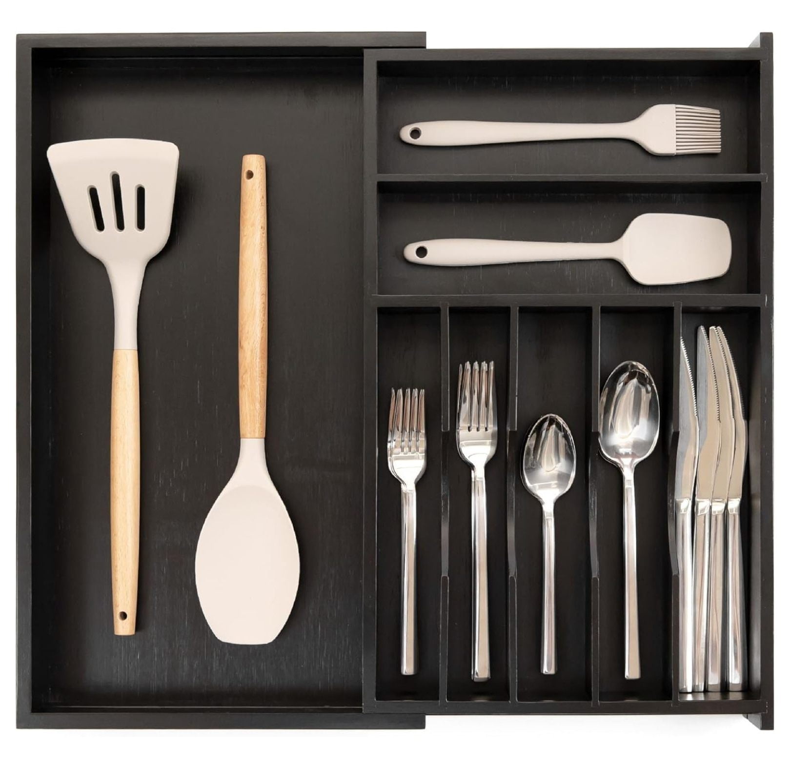 Premium Silverware, Flatware and Utensil Organizer for Kitchen Drawers ...