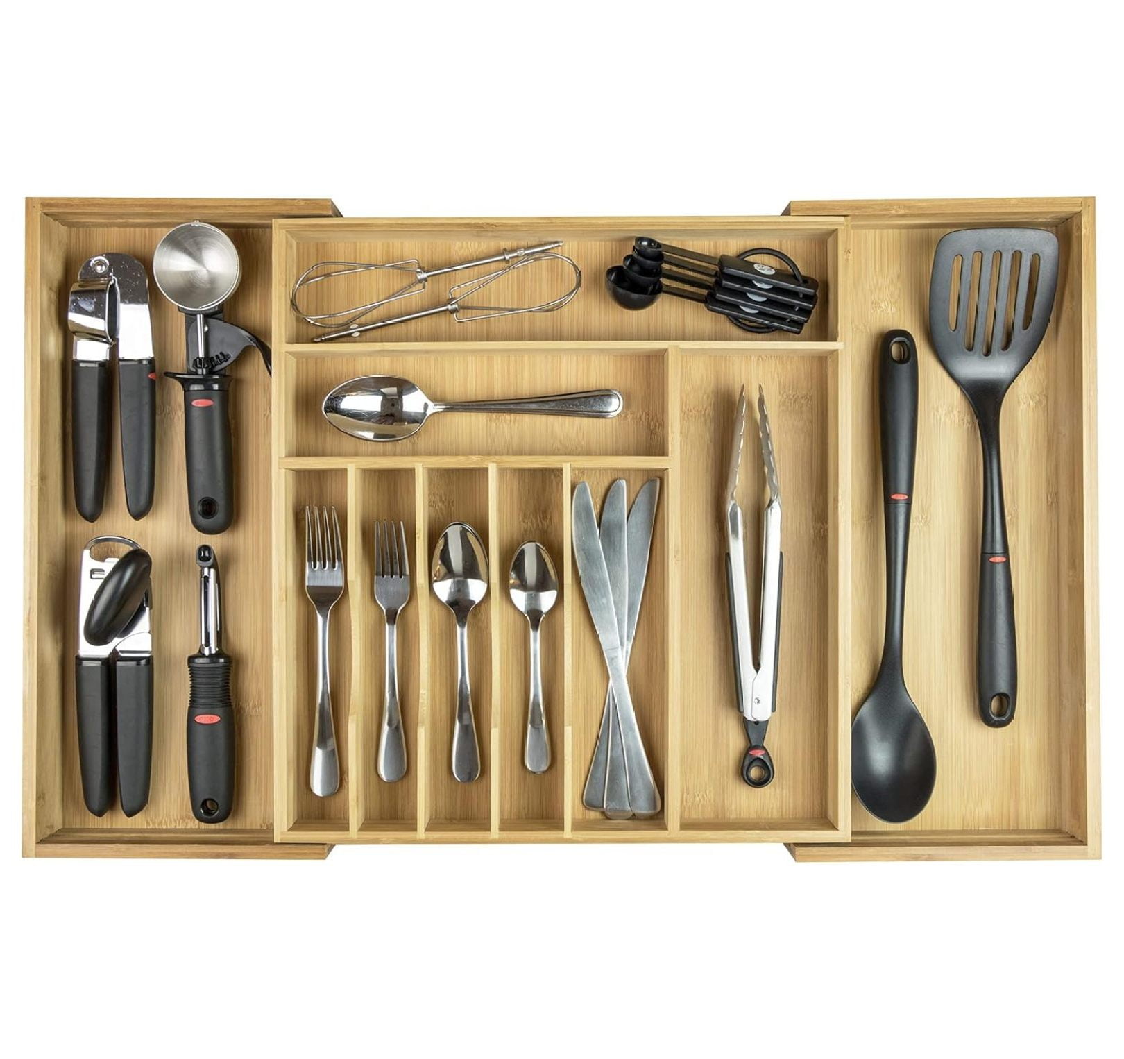 Premium Silverware, Flatware and Utensil Organizer for Kitchen Drawers ...