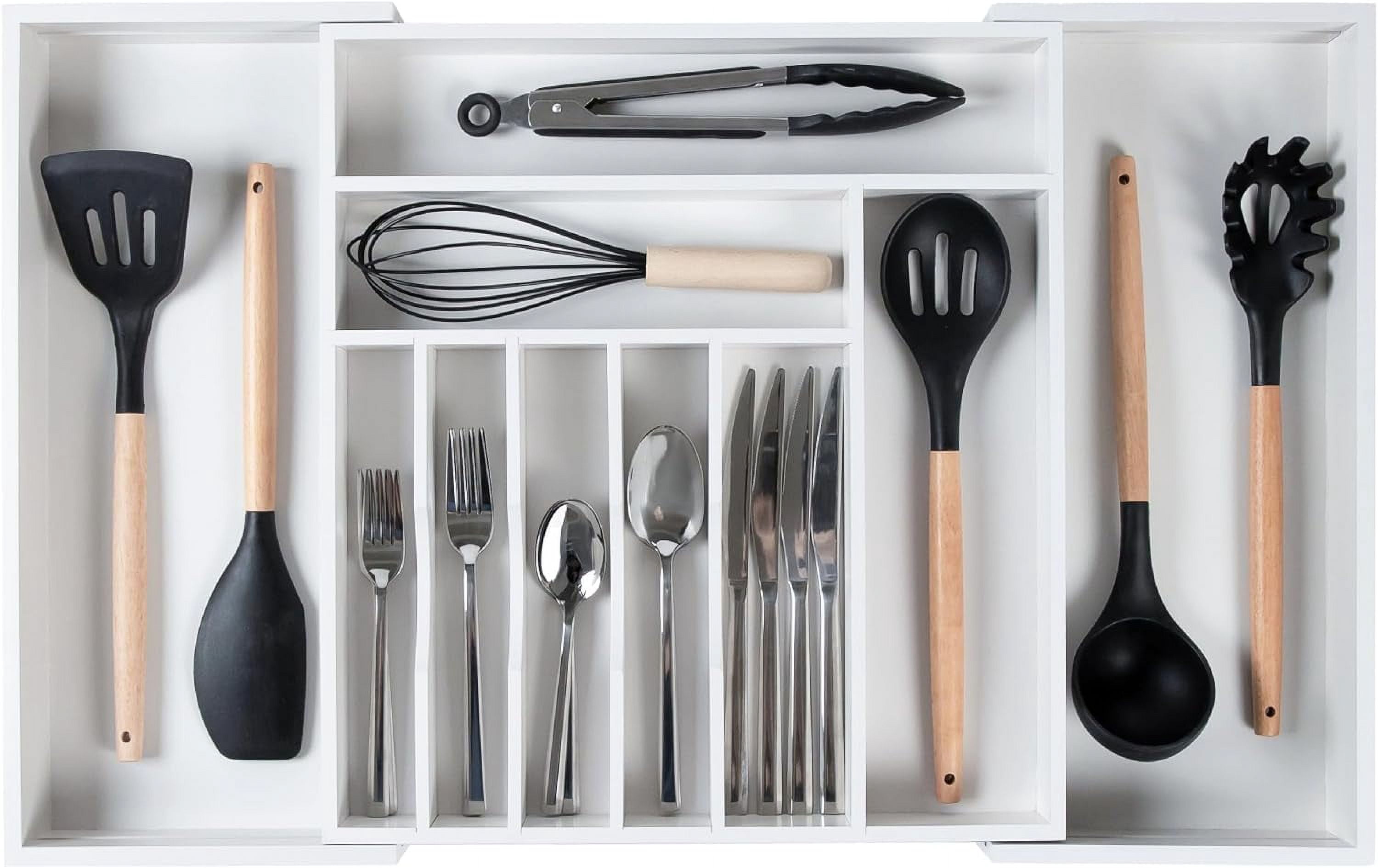 Premium Silverware, Flatware and Utensil Organizer for Kitchen Drawers ...