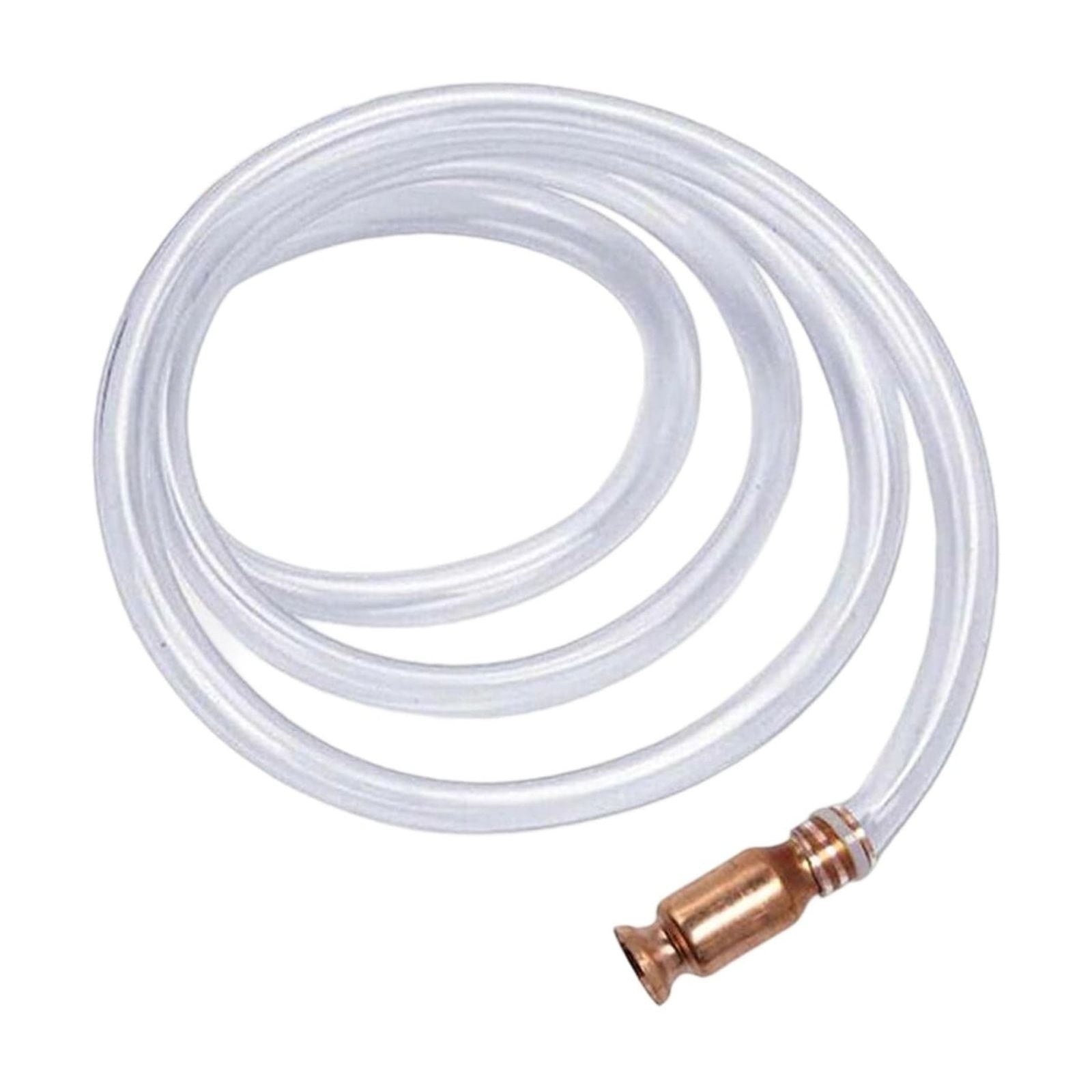 Premium Siphon Hose with Brass Fitting, Flexible Transparent Tubing for ...