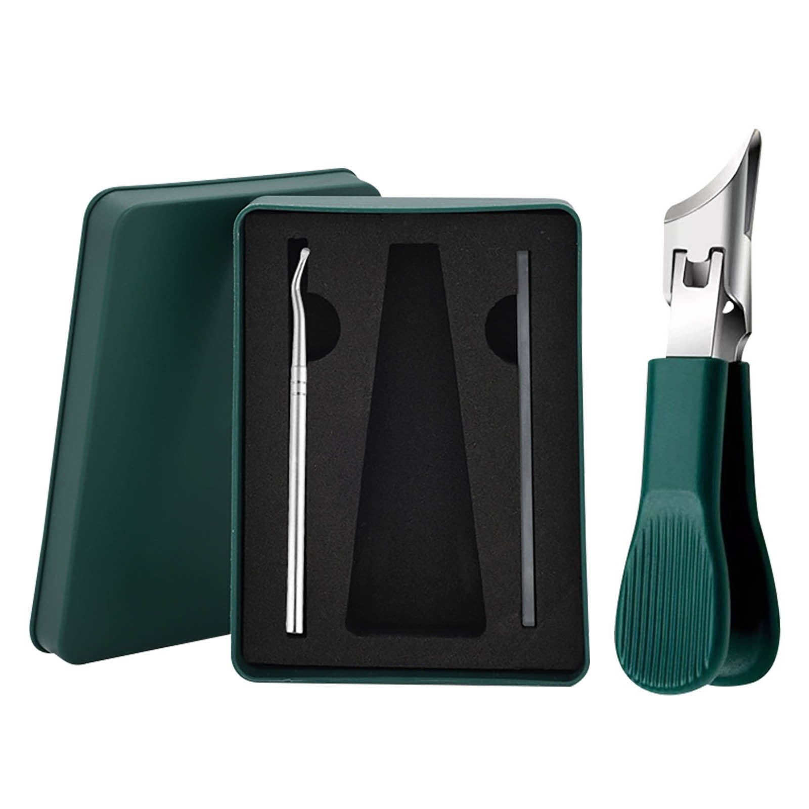 Premium Slanted Nail Clippers of 3 Pieces, Eagle Beak Nail Clippers ...