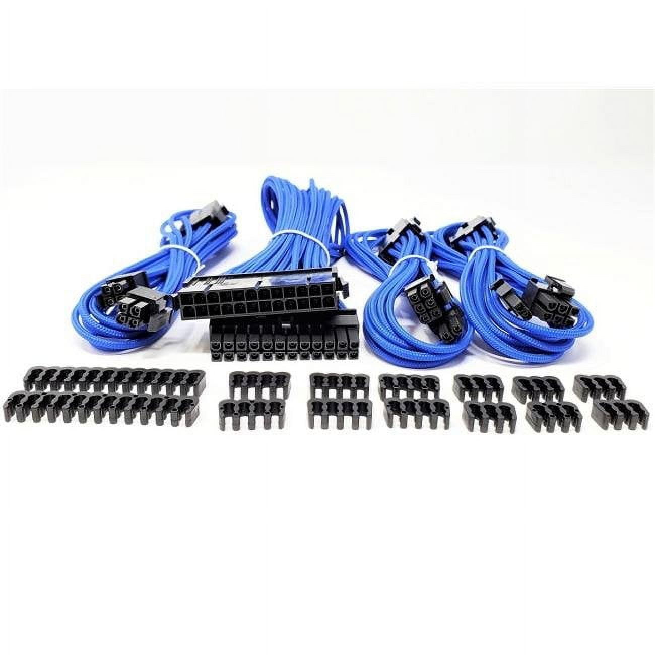Premium Sleeved PSU Cable Extension Kit, Blue - Walmart.com