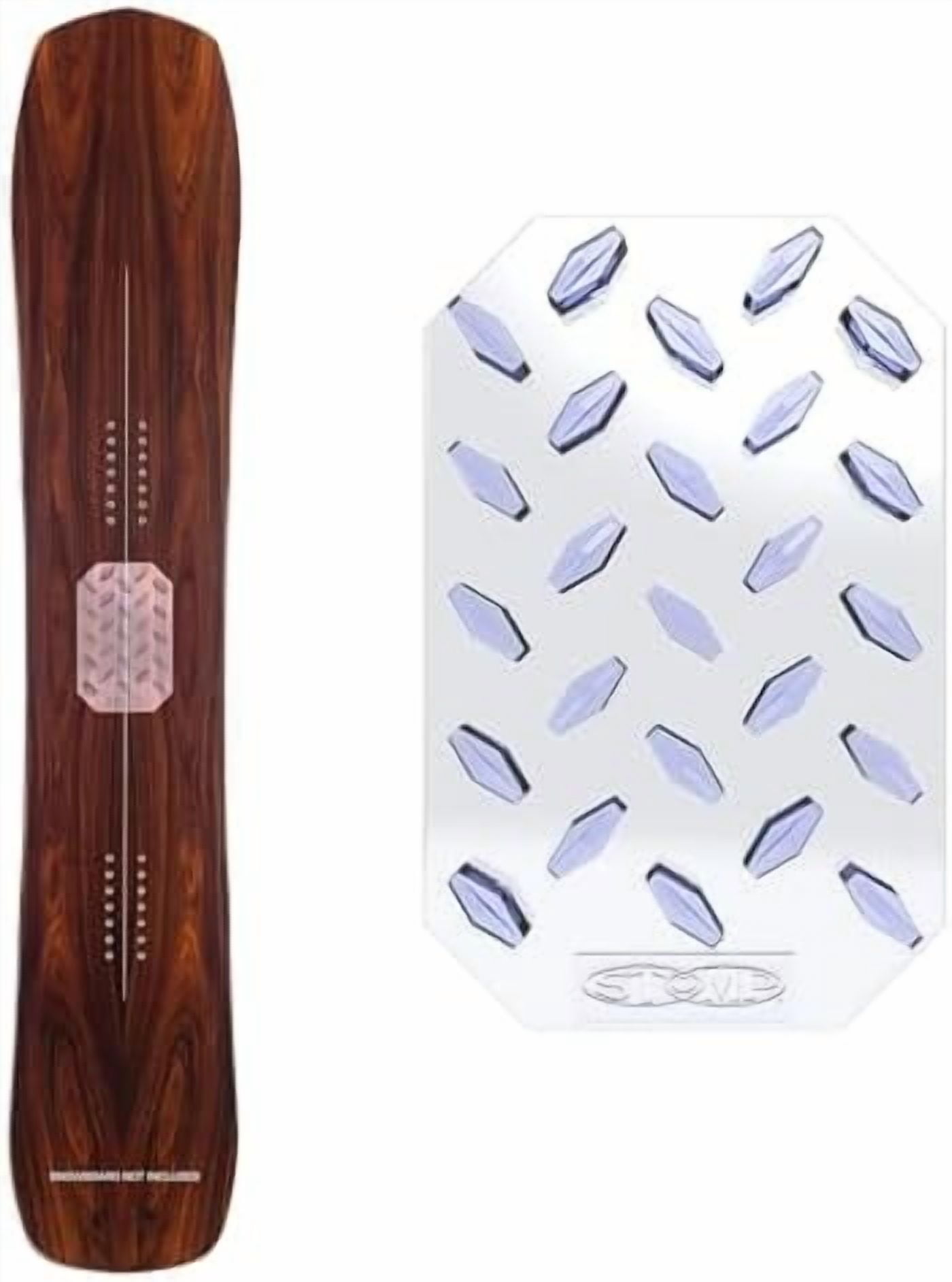 Premium Snowboard Stomp Pad | Diamond Plate | Old School Collection ...
