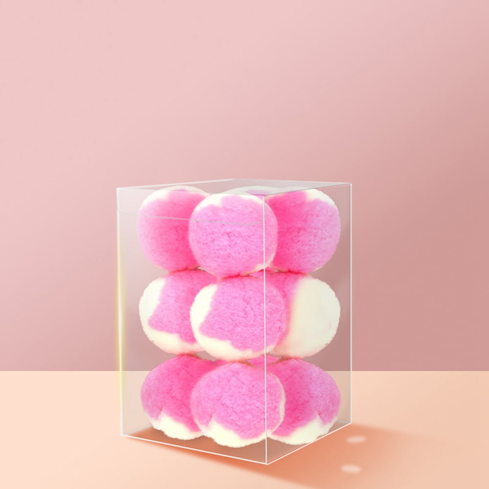 Premium Soft Pom Pom Balls for Kittens - Lightweight, Interactive ...
