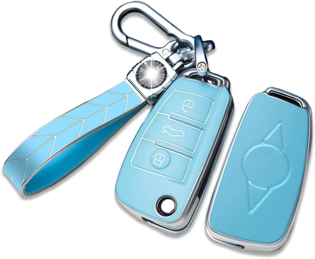 Premium Soft TPU Key Fob Cover for Audi A1 A3 Q3 Q7 R8 A6L TT (Only For ...