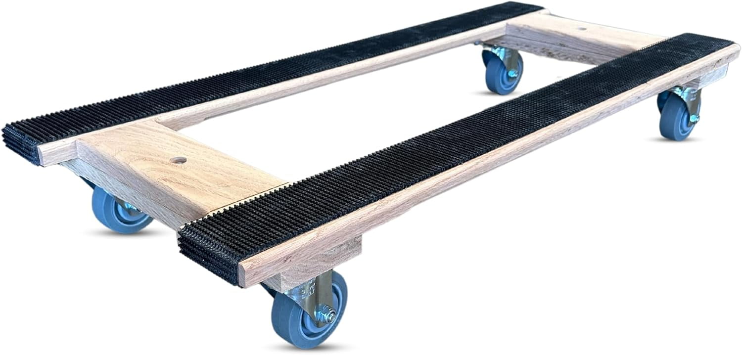 Premium Solid Oak Wooden Furniture H-Frame Dolly for Movers - 18"x40 ...