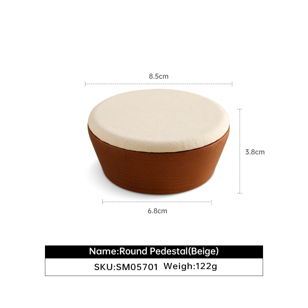 Premium Solid Wood Two-color Mat Jewelry Display Tray Ring Necklace ...