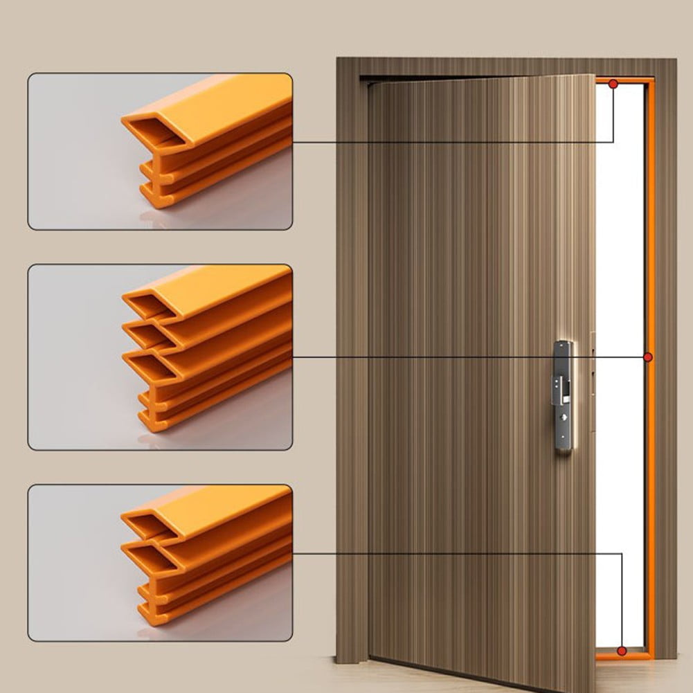 Premium Soundproof Door Seal Kit For Bedroom: Enhance Repeated ...