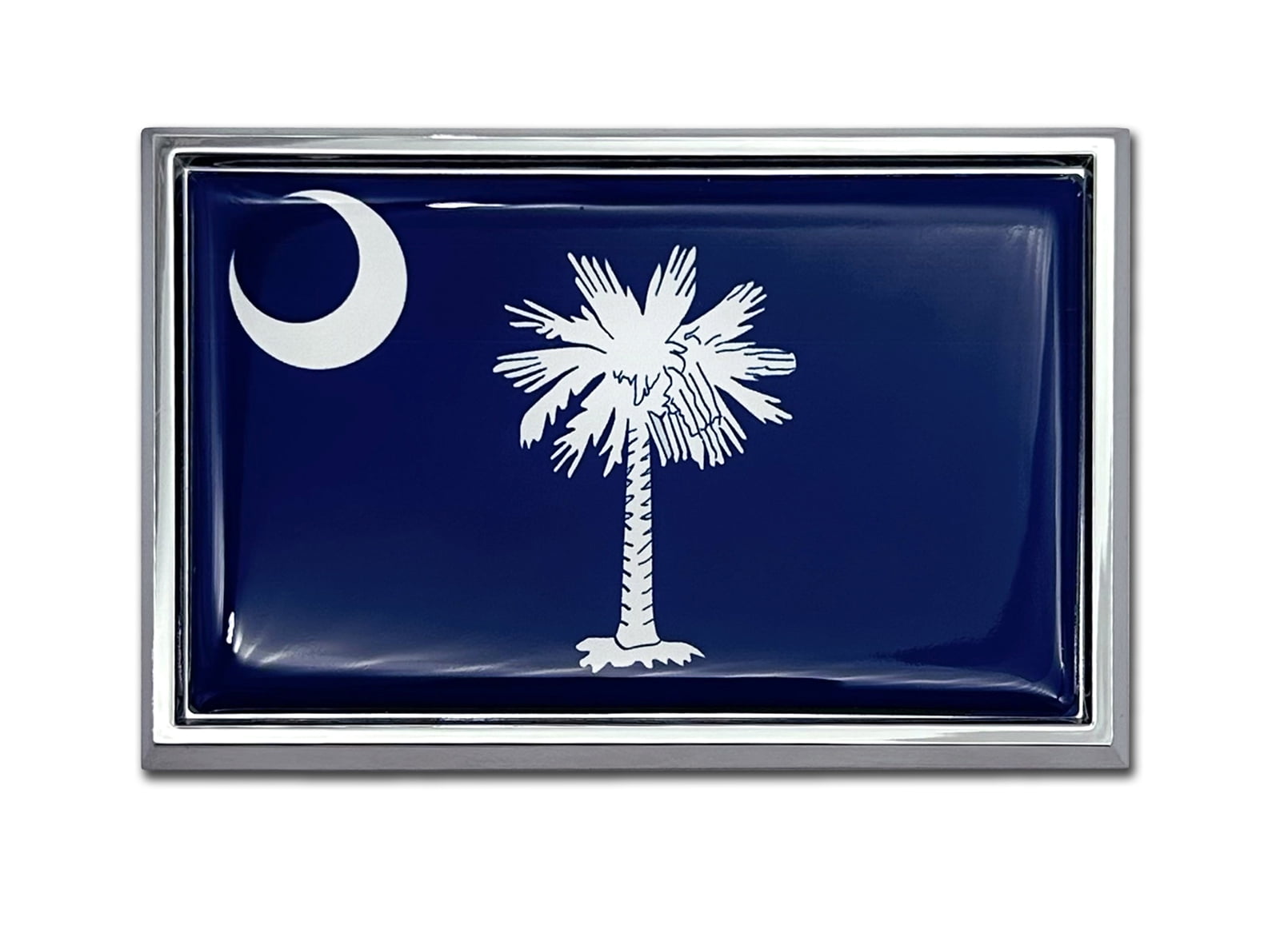 Premium South Carolina SC State Flag with Palmetto Tree All Metal ...