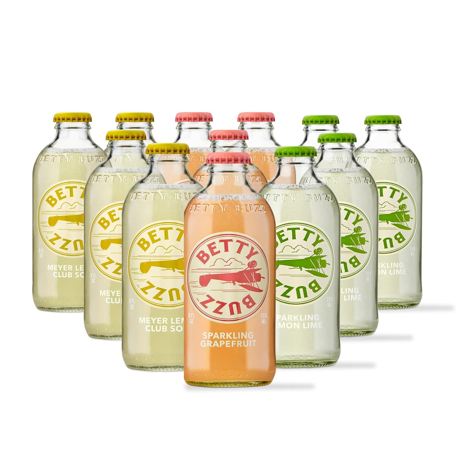 Premium Sparkling Soda Citrus Variety Pack by Blake Lively (12 pack ...