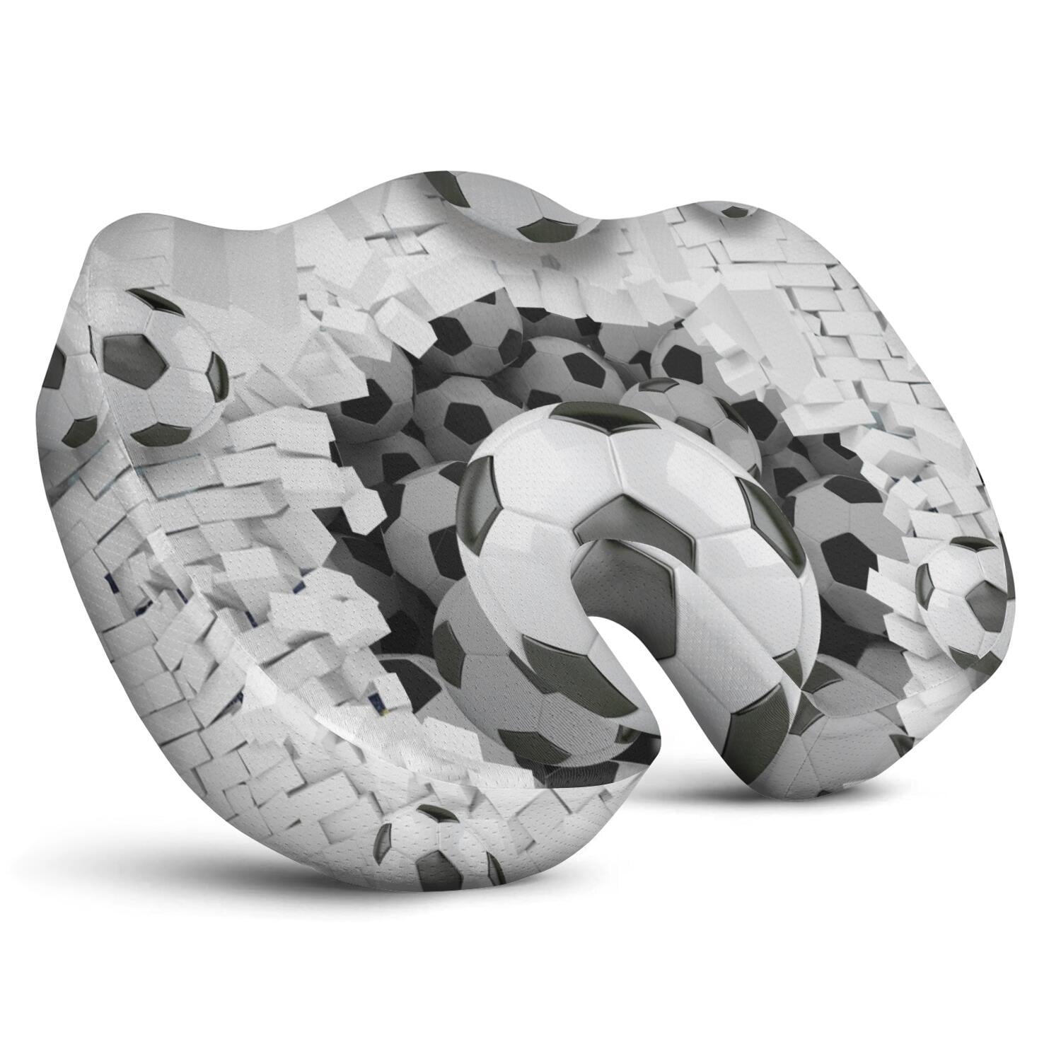 Premium Sports Pattern Memory Foam Seat Cushion Ergonomic Chair Pad for ...