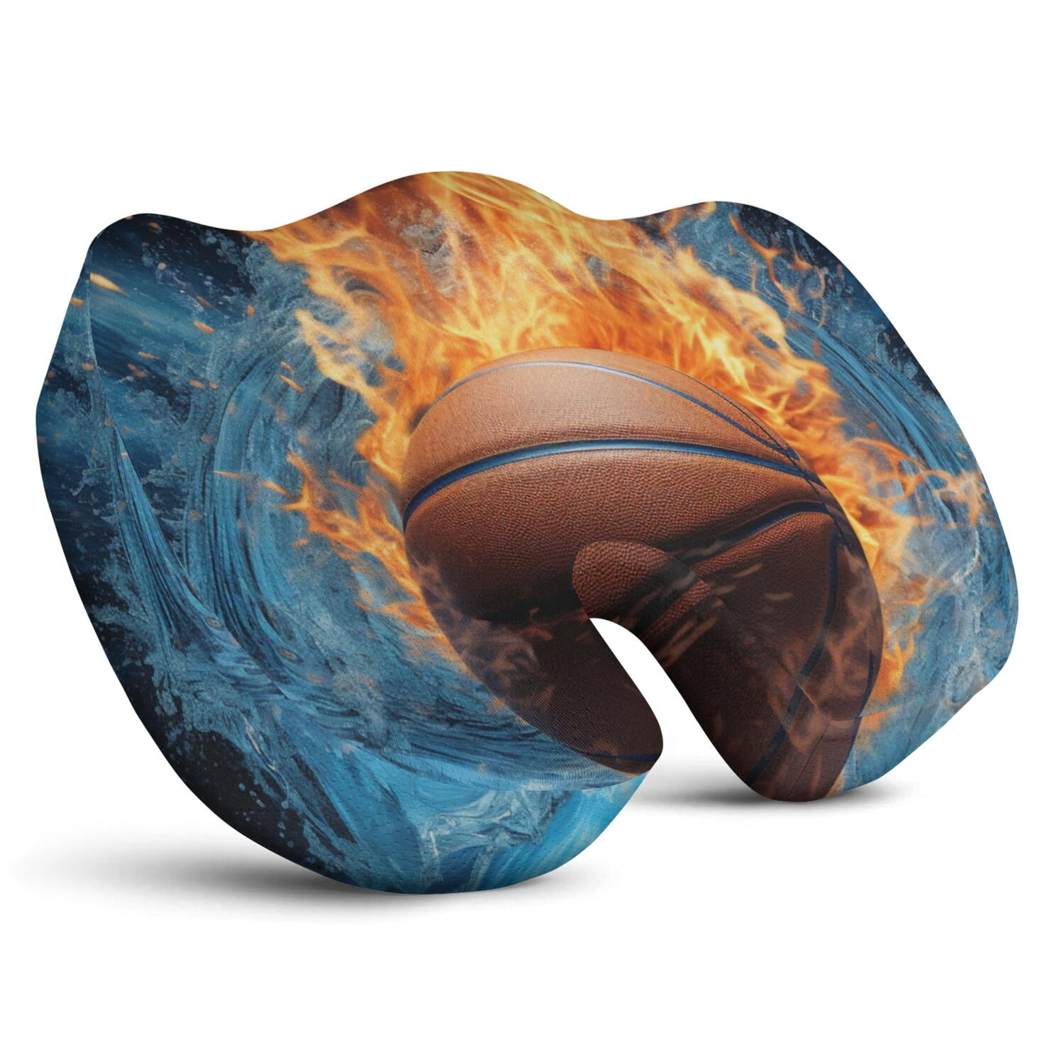 Premium Sports Pattern Memory Foam Seat Cushion Ergonomic Chair Pad for ...