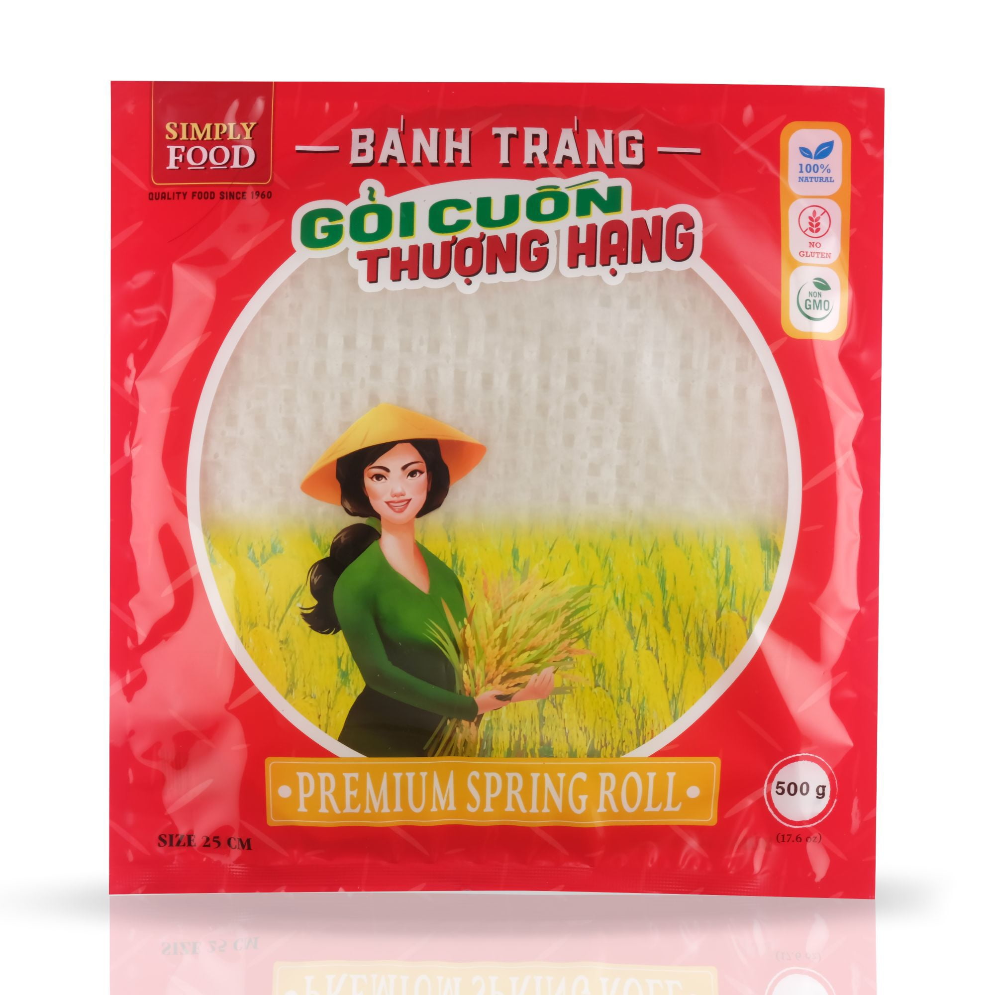 Premium Spring Roll Rice Paper (Circle) 5 Sizes - Walmart.com