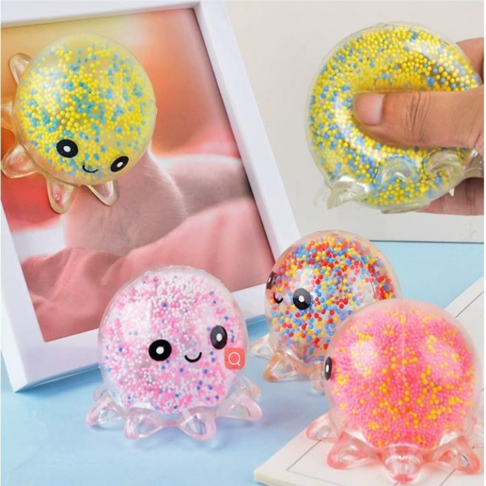 Premium Squeeze Stress Ball Toy for Adults & Klds - Soft Durable ...