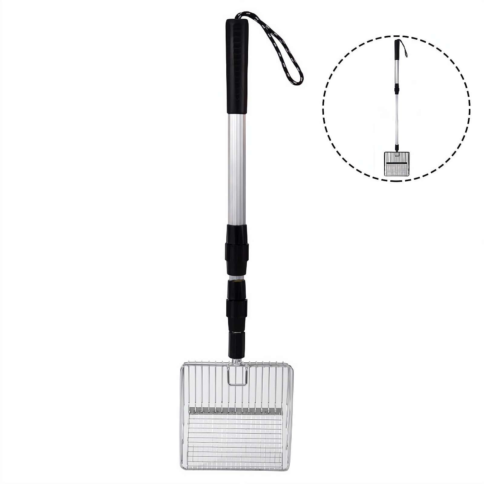 Premium Stainless Steel Cat Litter Scoop Dog Poop Sifter with ...