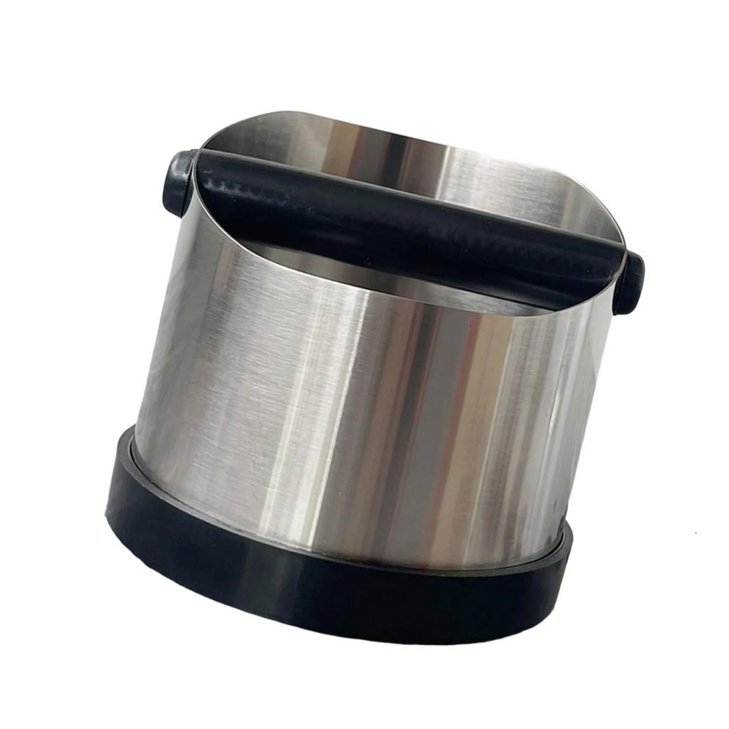 Premium Stainless Steel Espressos Knocks Box with Nonslip Bottom and ...