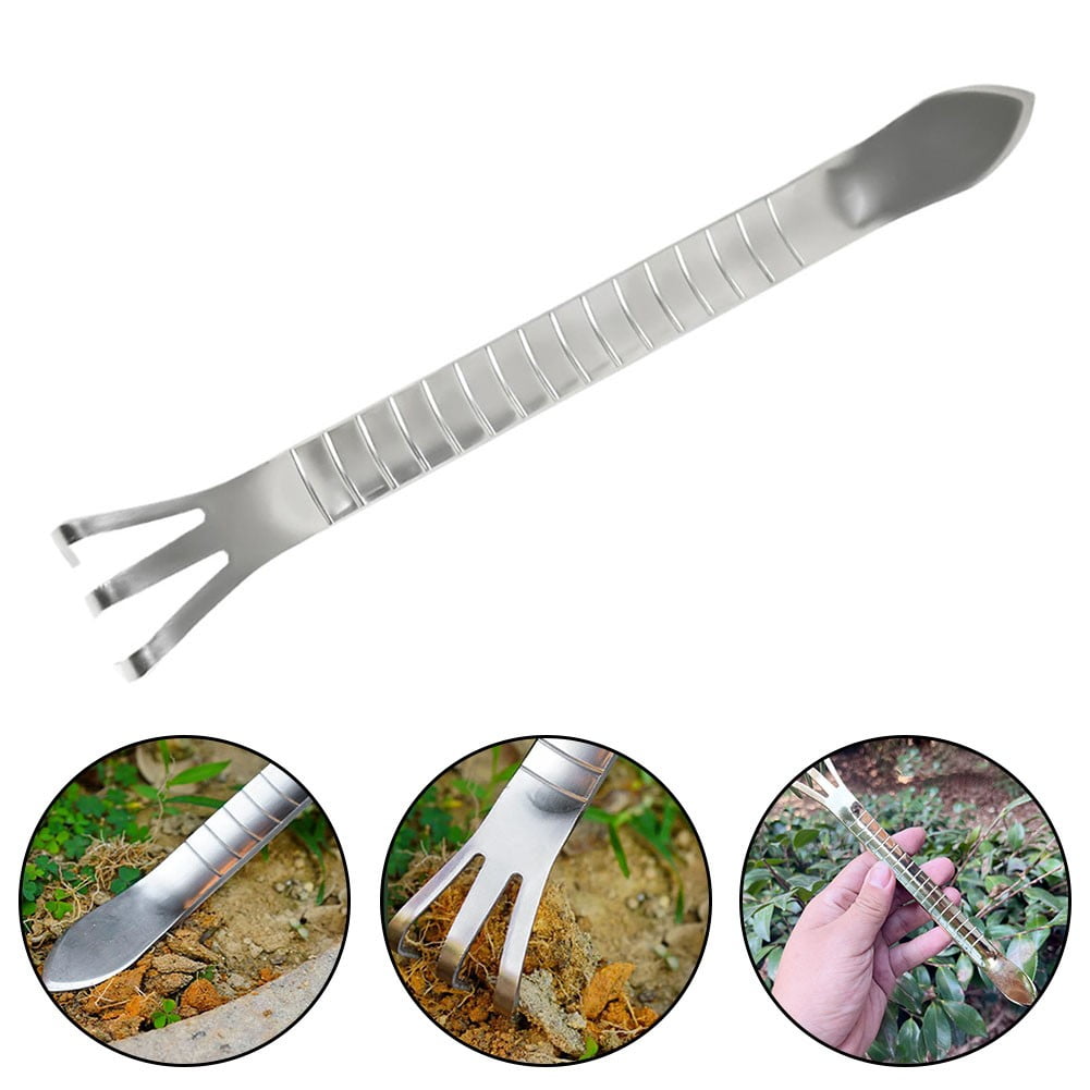 Premium Stainless Steel Hand Rake - Bonsai Tool for Miniature Gardens ...