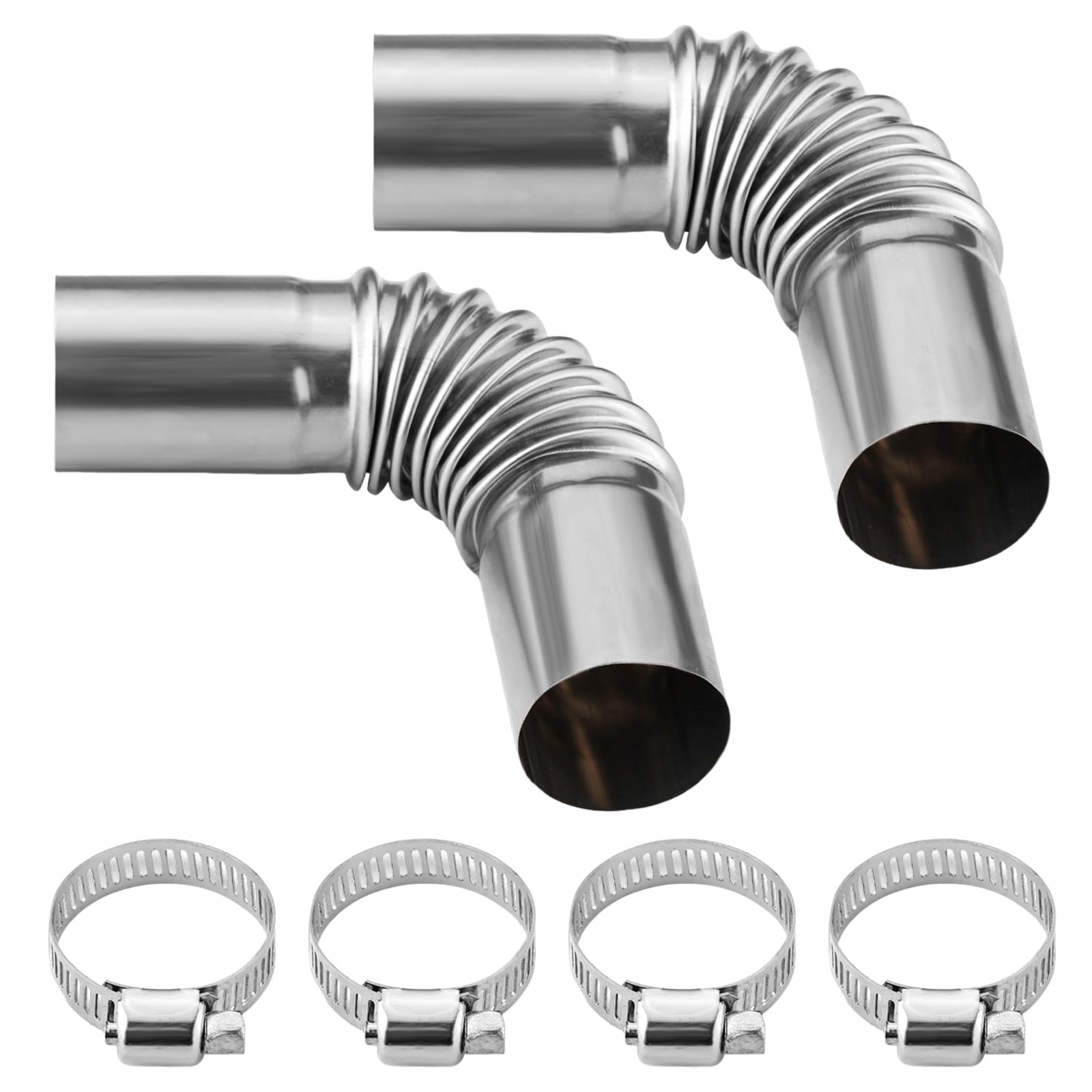 Premium Stainless Steel Heat Impervious Flexible Ducting With Secure ...