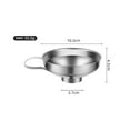 Premium Stainless Steel Kitchen Funnel Large Wide Mouth Design for ...