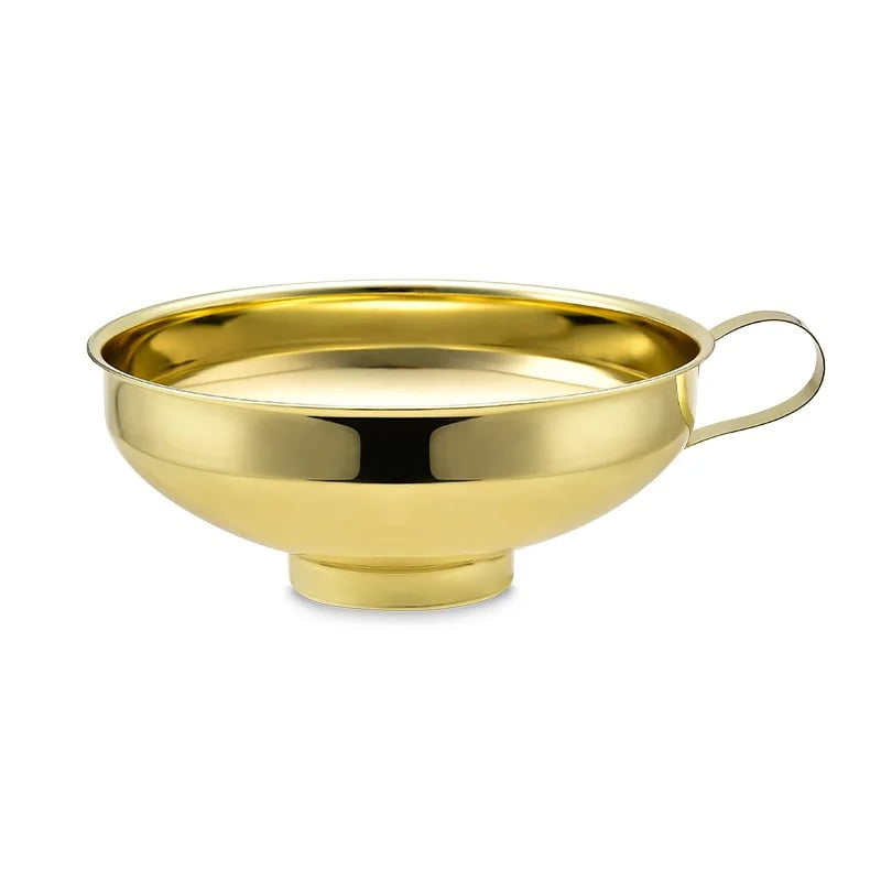 Premium Stainless Steel Kitchen Funnel Large Wide Mouth Design for ...