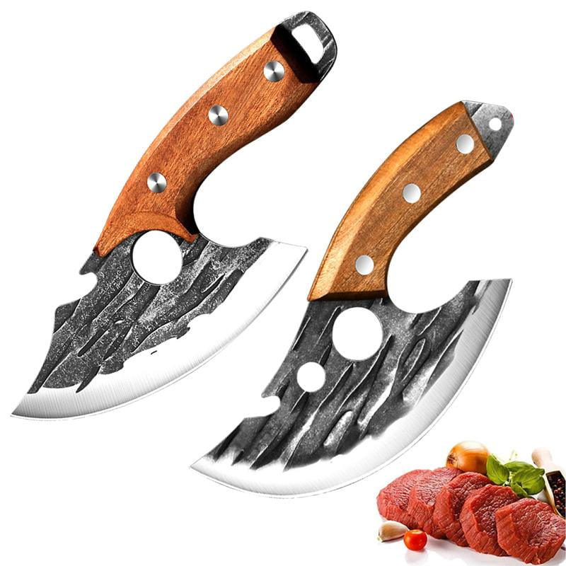 Premium Stainless Steel Outdoor Kitchen Knife - Razor-Sharp Meat ...