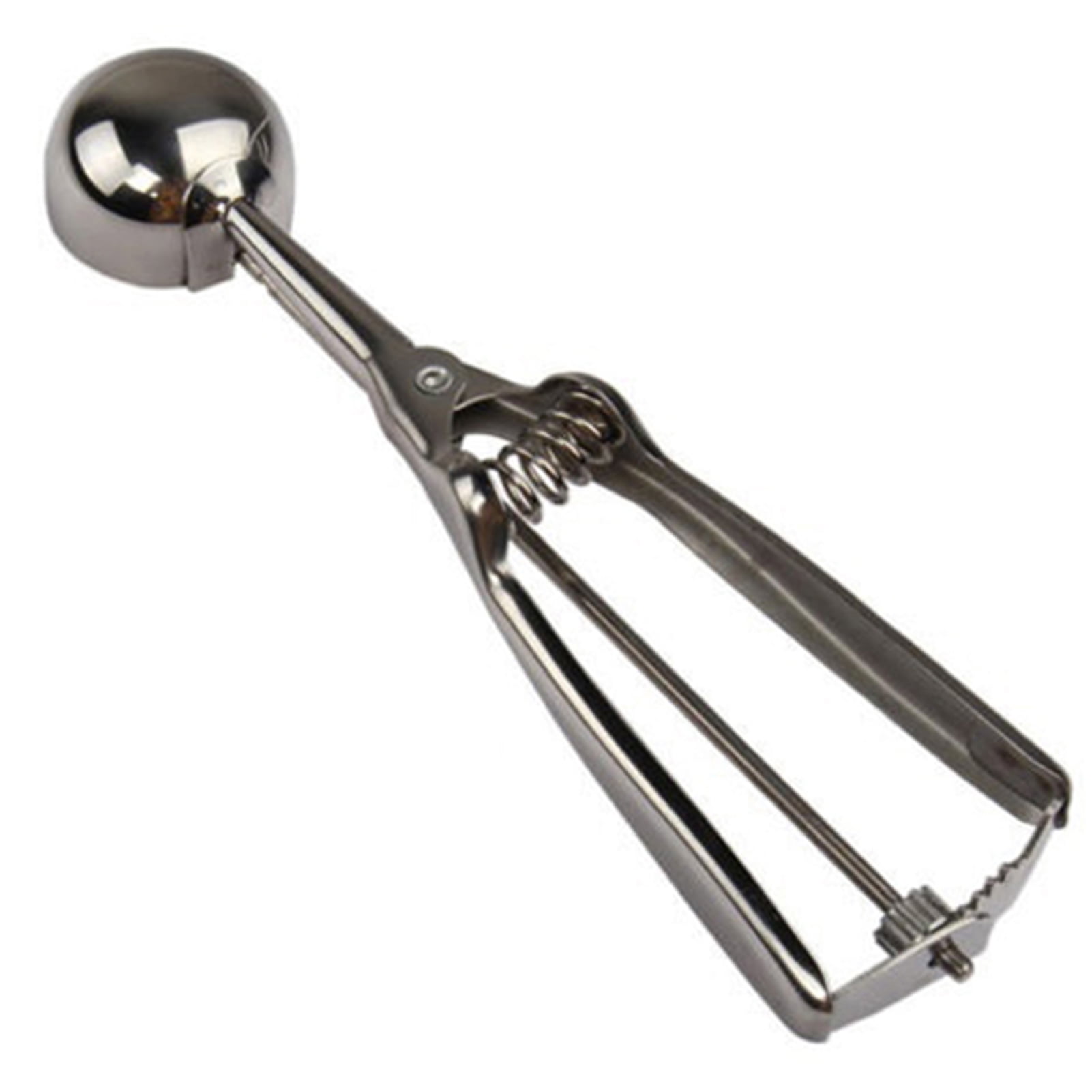 Premium Stainless Steel, Spring-Loaded Scoop for Fruit, Cookie and Ice ...