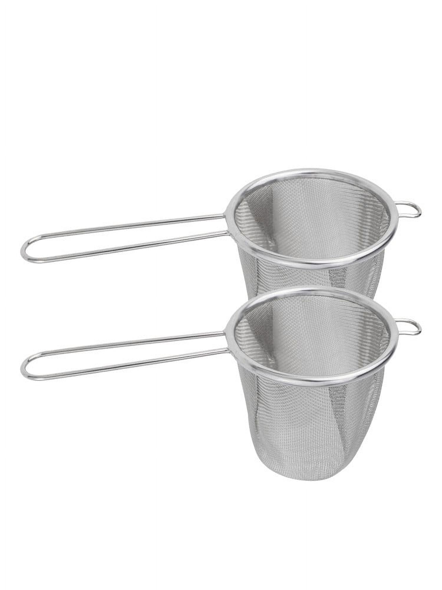 Premium Stainless Steel Tea Strainer Set for Infusing Loose Tea Leaves ...