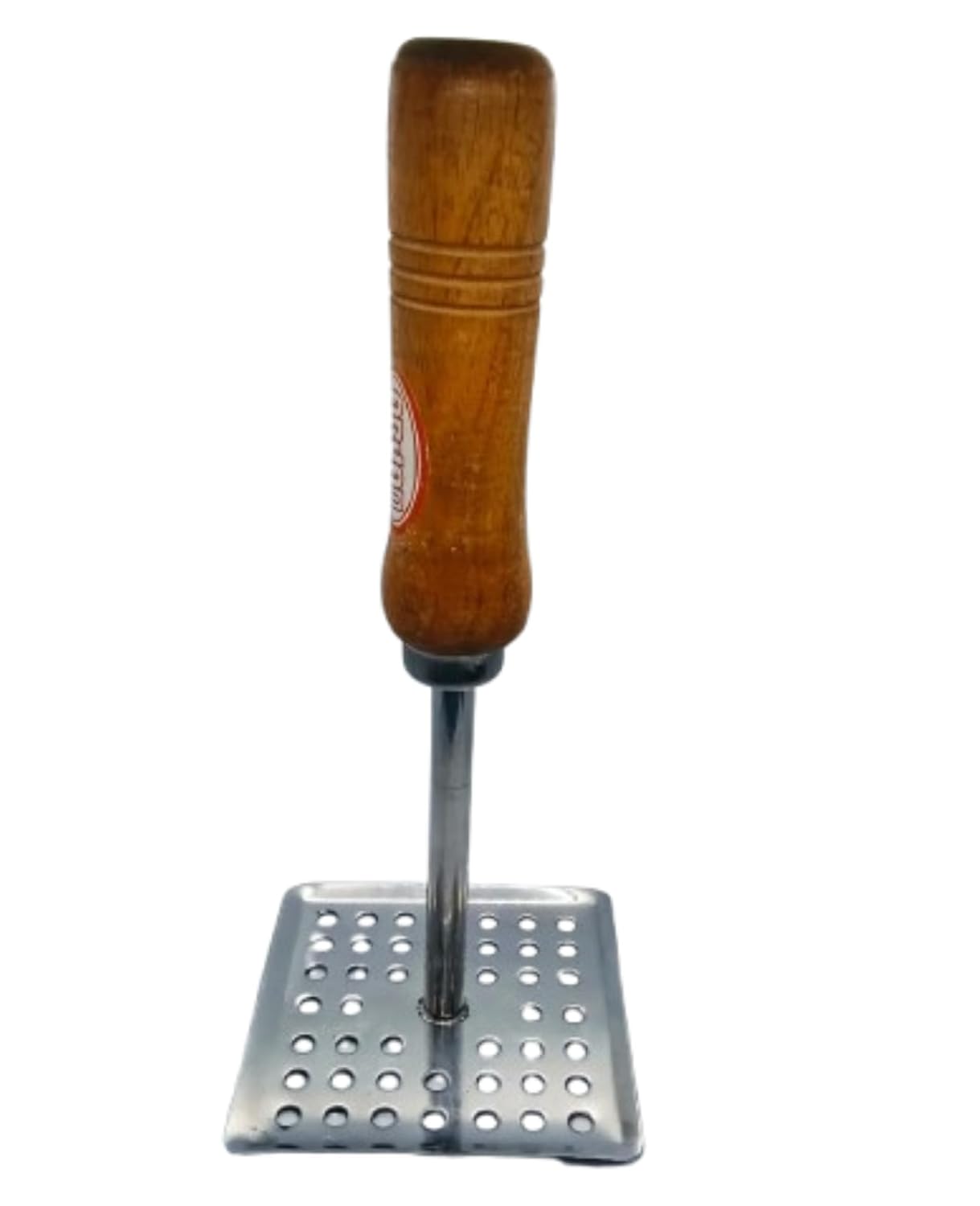 Premium Stainless Steel Vegetable Masher with Ergonomic Wooden Handle ...