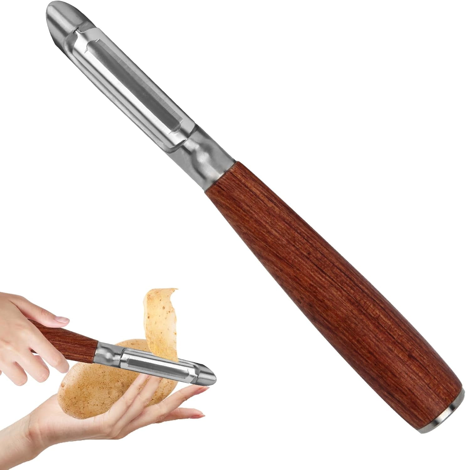 Premium Stainless Steel Vegetable Peelers, Ultra Sharp Blades, Heavy ...