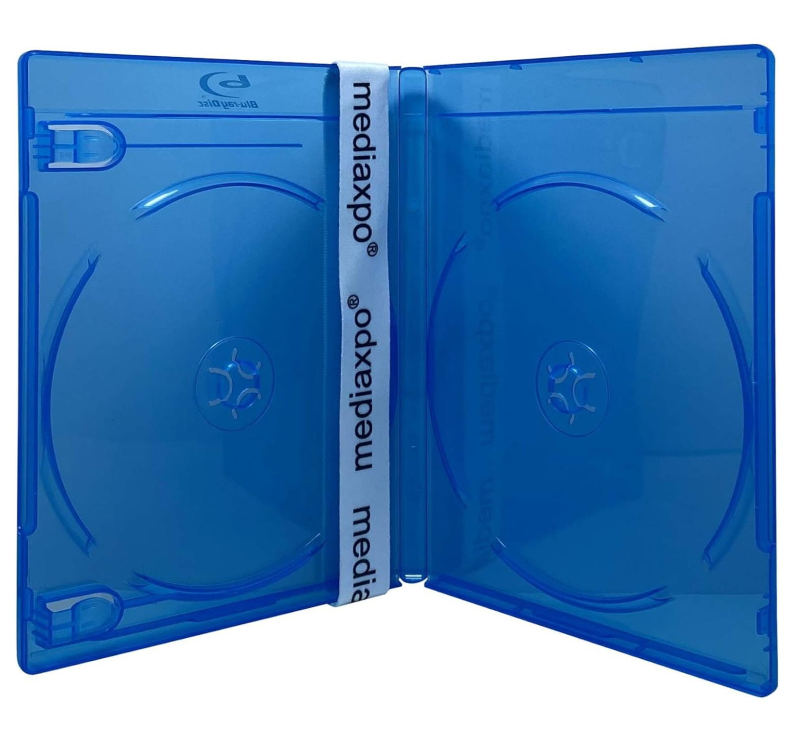 Premium Standard Blu-Ray Double 2 Disc Capacity Cases 12MM | Your Blu-ray Collection with Silver ...