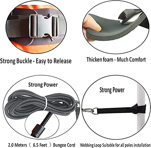 Premium Stationary Swim Bungee Training Belt/Swim Sports Resistance ...