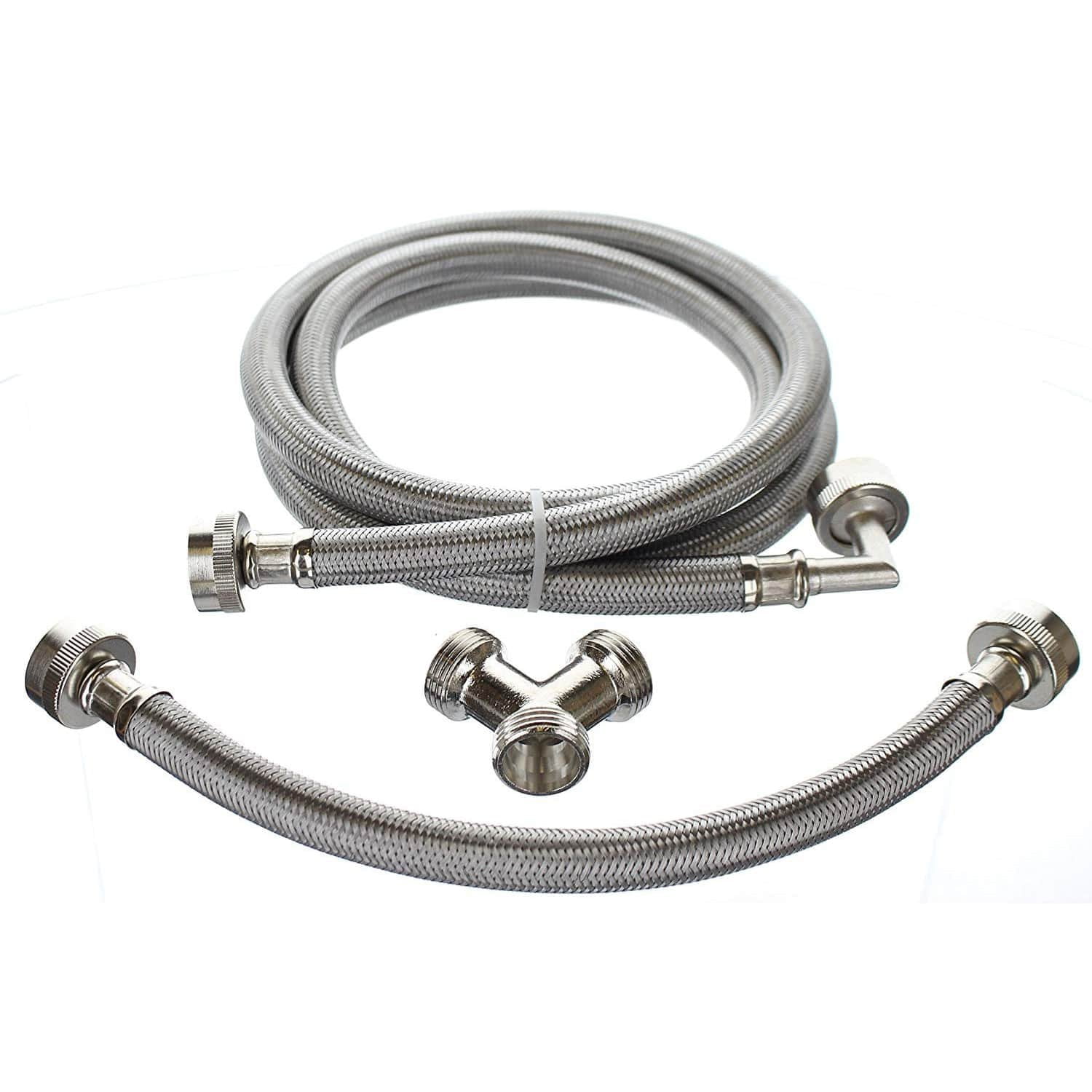 Premium Steam Dryer Installation Kit - Braided Stainless Steel, 6 ft ...