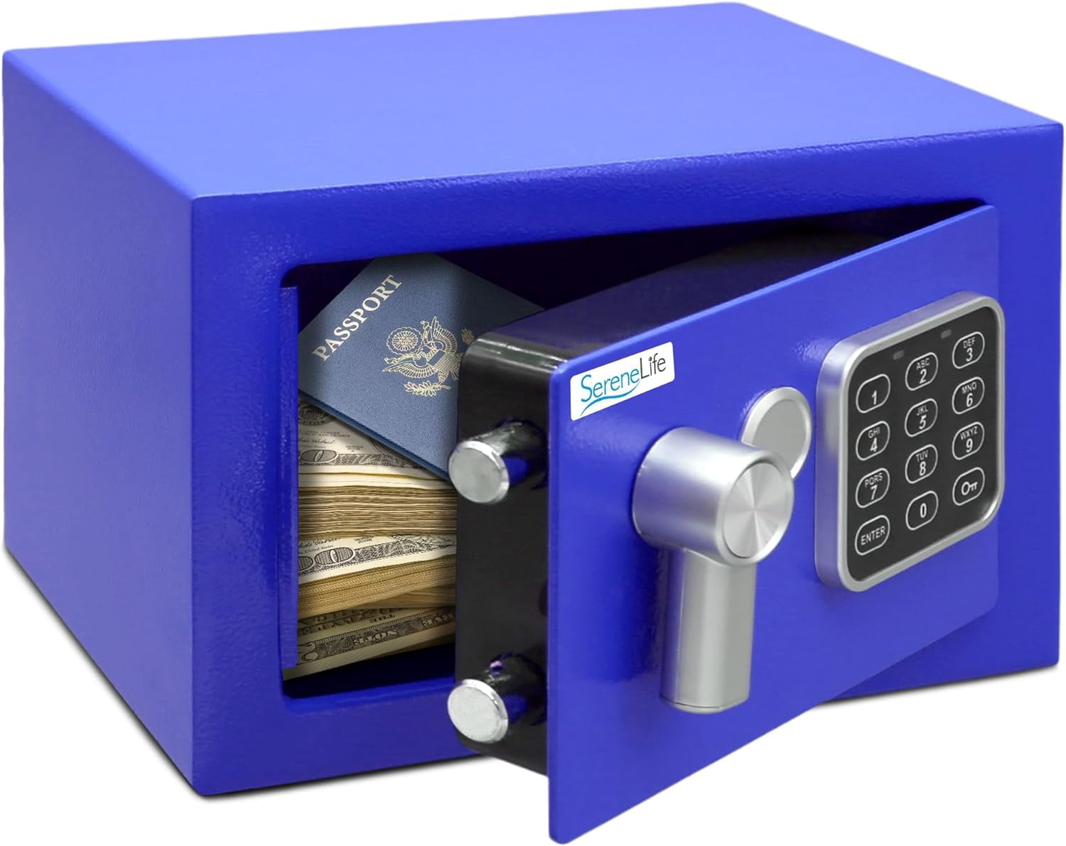 Premium Steel Digital Safe Box - 9.1" x 6.7" x 6.7" | Secure Storage ...