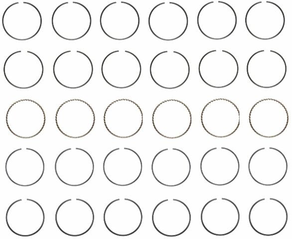 Premium Steel Piston Rings Set | Compatible with 96-08 Ford 3.0L DOHC ...