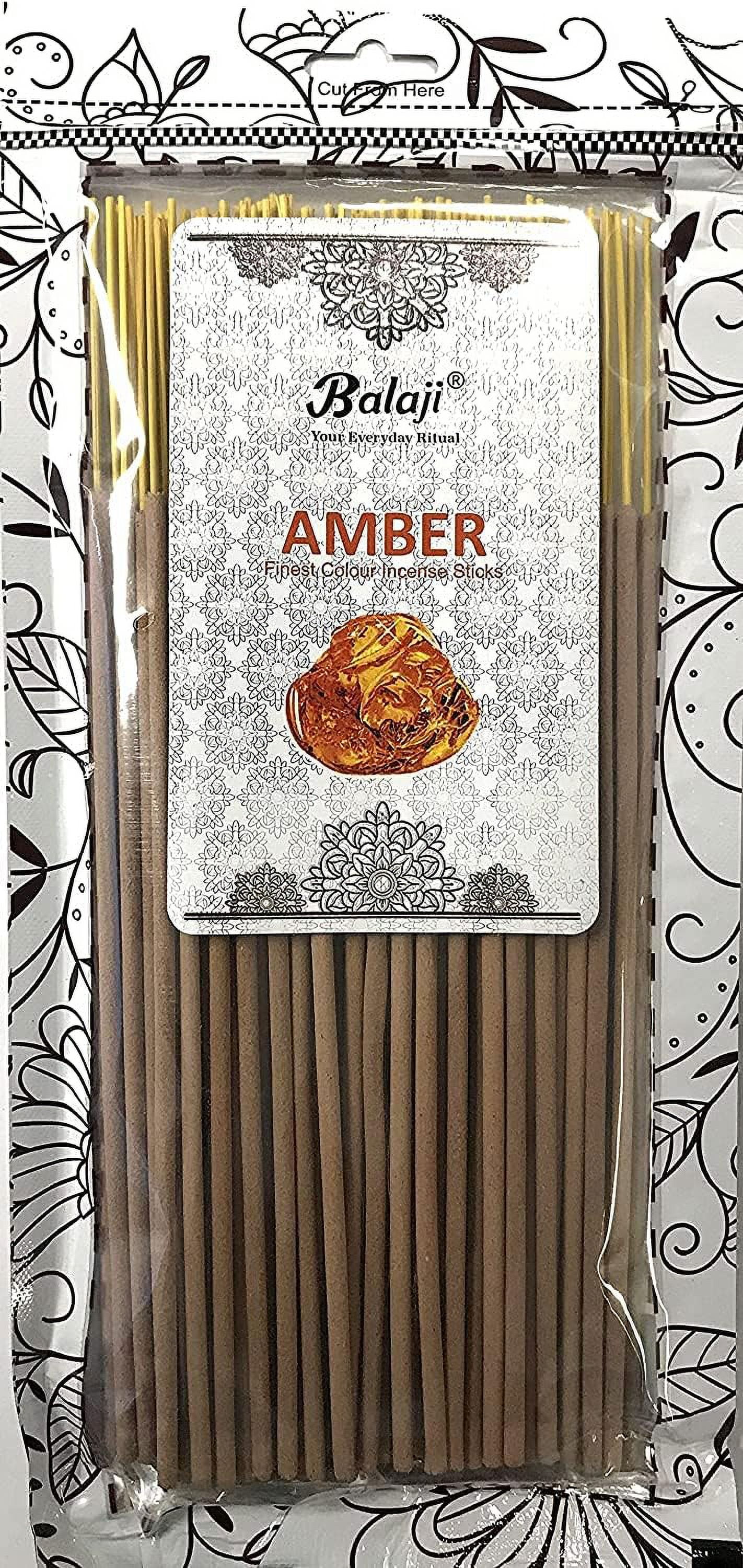 Premium Sticks Bulk Pack for 145 Grams 100 Sticks Aprox (Amber ...