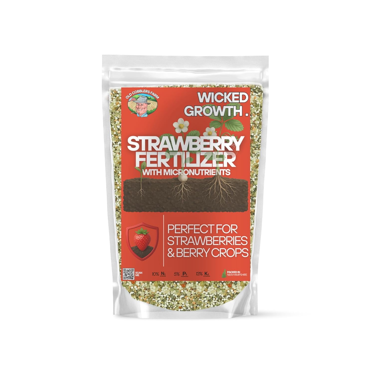 Premium Strawberry Fertilizer - Eco-Friendly - Enhances Soil Health ...