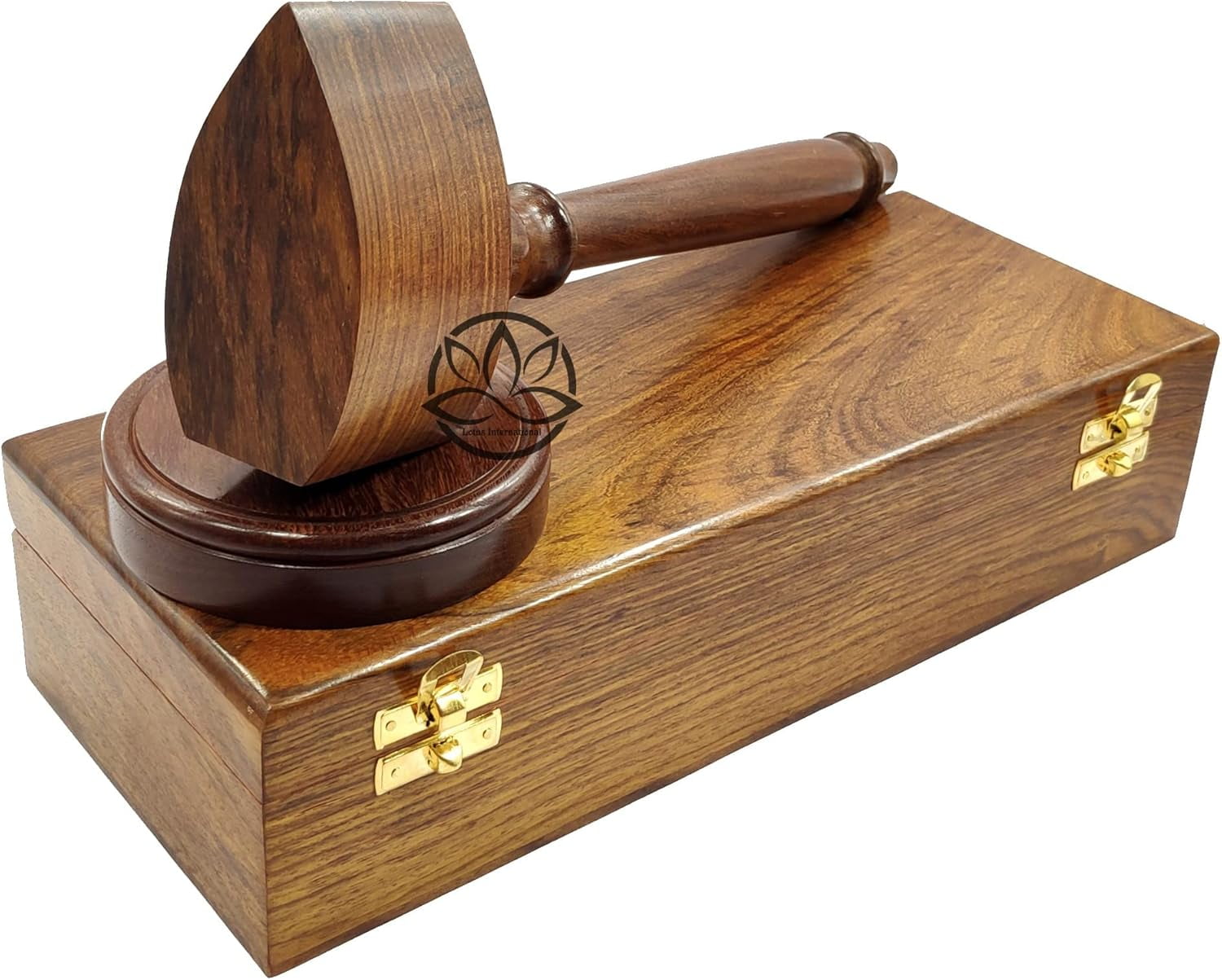 Premium Sturdy Handcrafted Masonic Presentation Gavel Boxed Set Blue ...