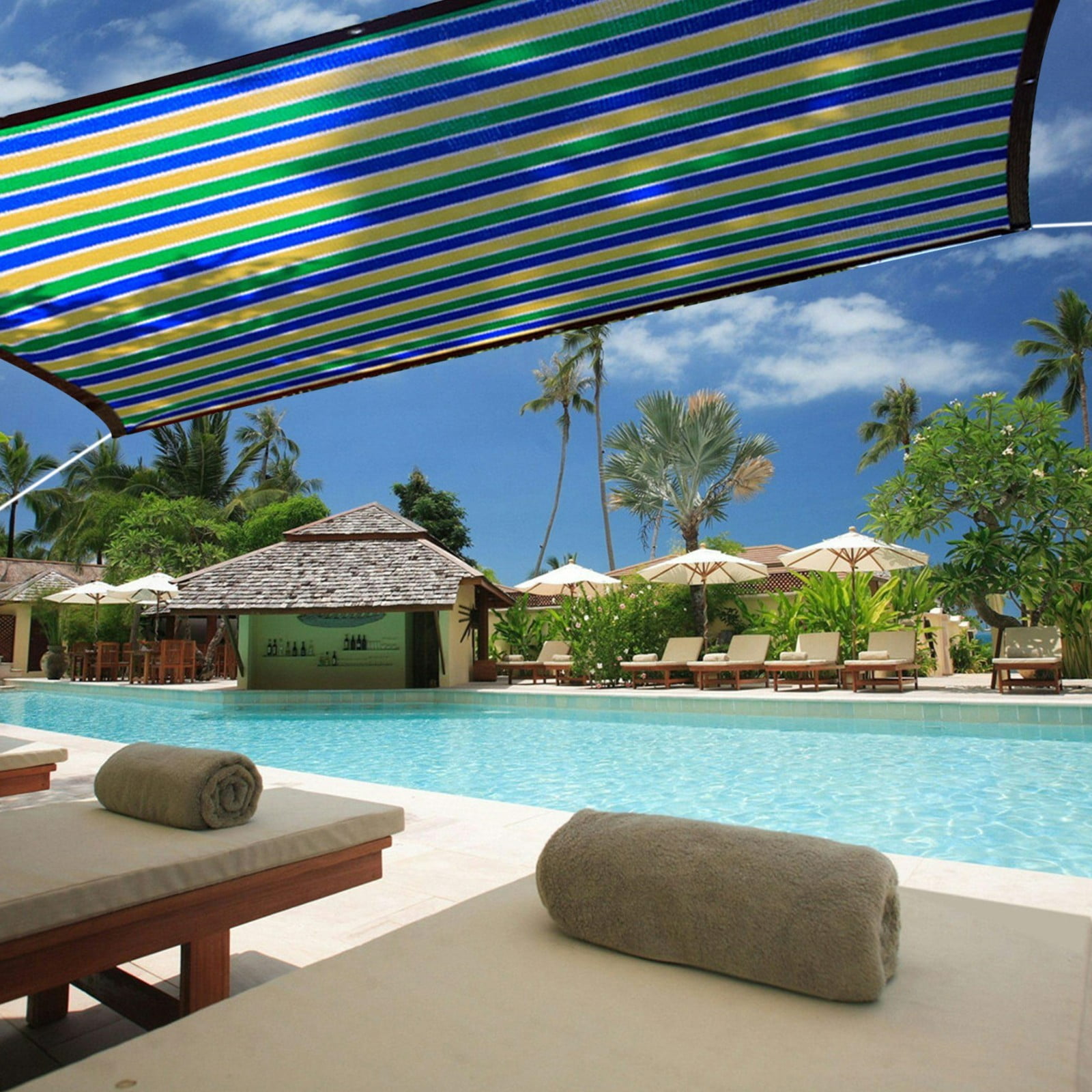 Premium Sun Shade Mesh Netting for Rooftops and Balconies - Heavy-duty ...