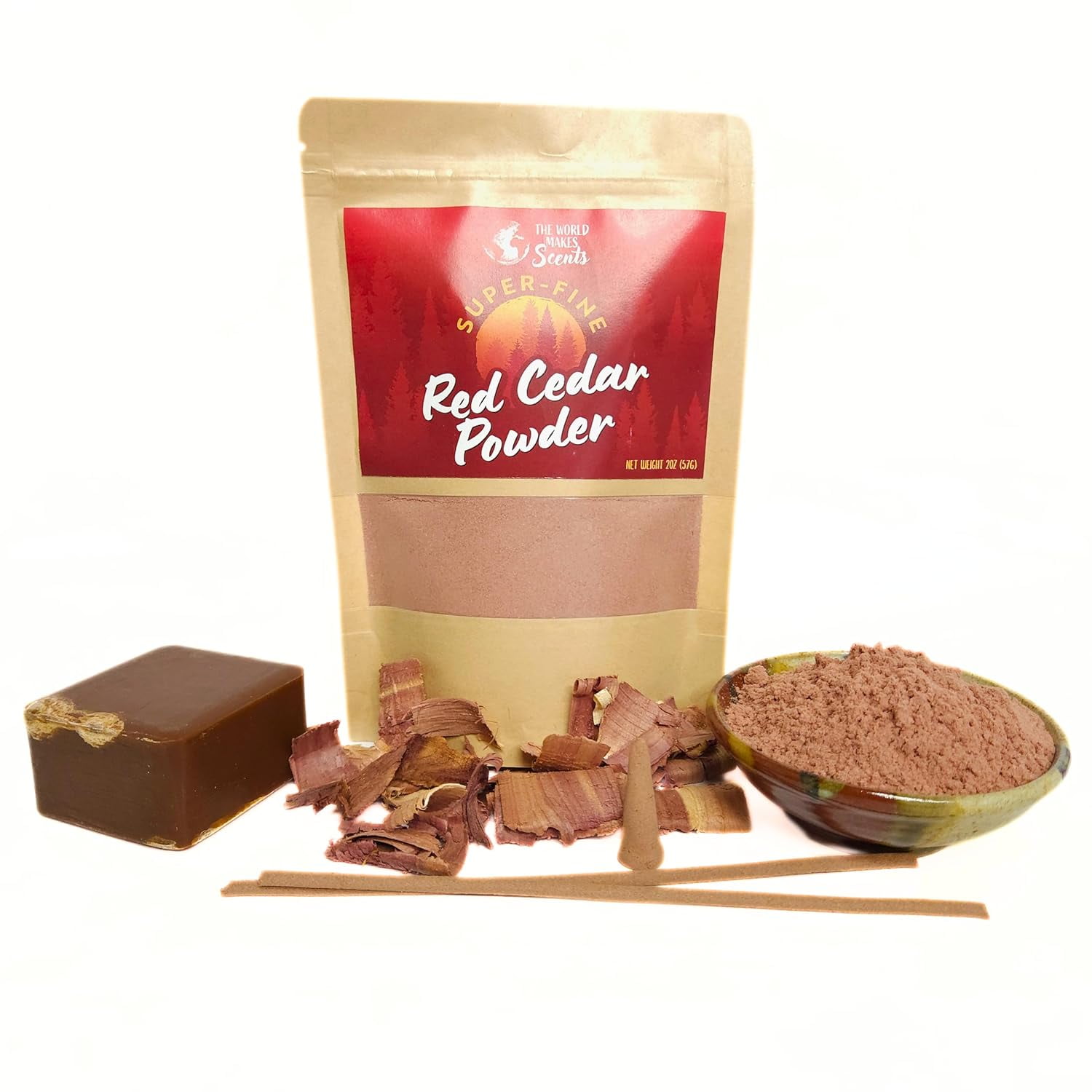 Premium Super-Fine Red Cedar Powder (Juniperus Virginiana) - Walmart.com