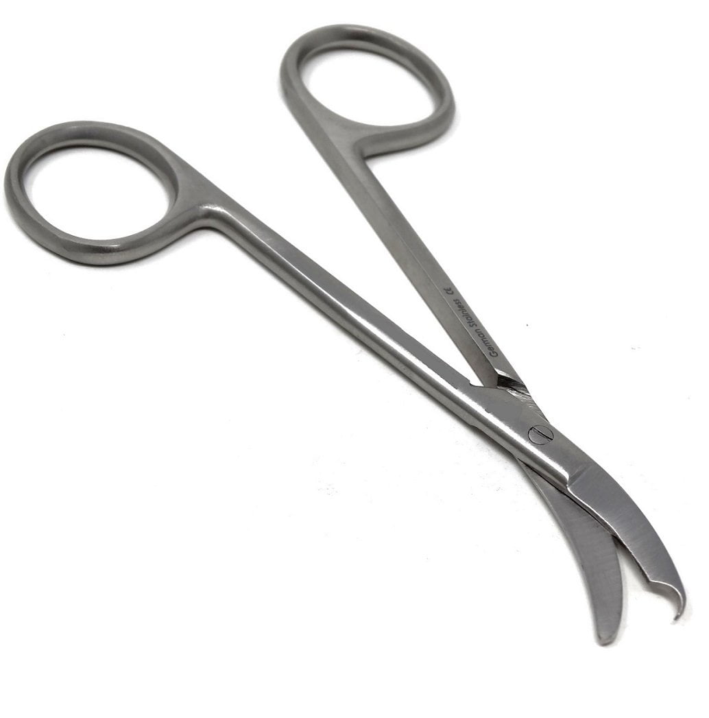 Premium Suture Northbent Stitch Curved Scissors 4.5" - Walmart.com