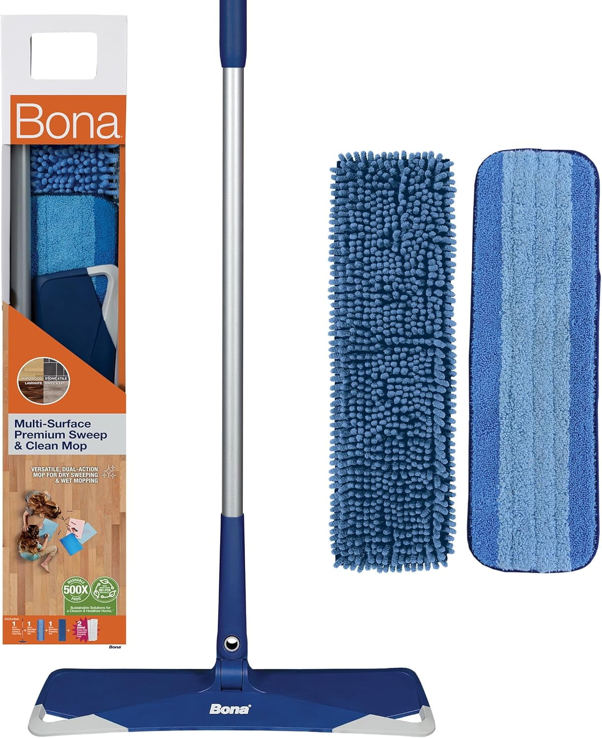 Premium Sweep & Clean Mop for Multi-Surface floors - Walmart.com