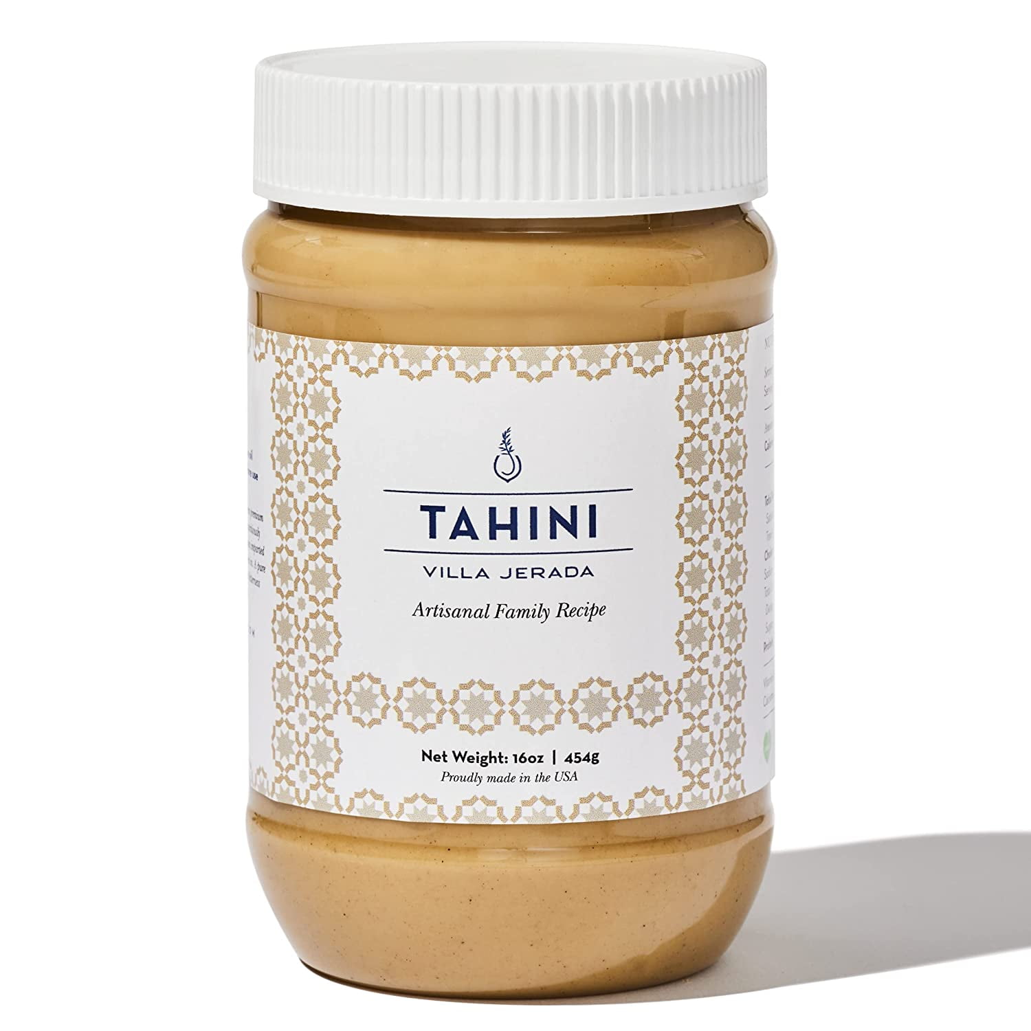 Premium Tahini 16 oz - Small-Batch Roasted Stone-Ground Sesame Seeds ...