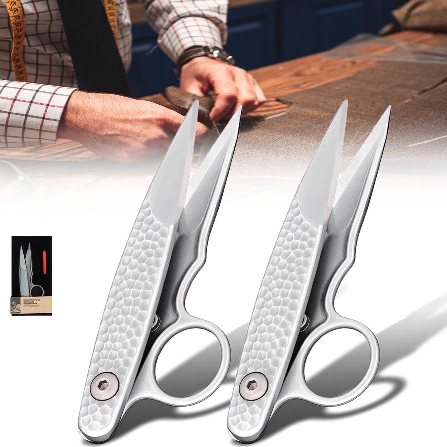 Premium Tailor Scissors,Sewing Scissors, Small All Purpose Stainless ...