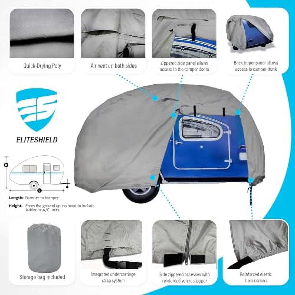 Premium Teardrop Trailer Camper Covers, Tear Resistant Teardrop RV ...