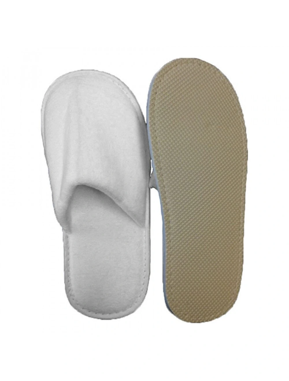 Premium Terry Velour Closed Toe Indoor Slippers Ind. clear Bag Unisex ...