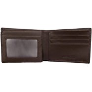George Men's Bifold Wallet Black with RFID Protection and Extra Pocket ...