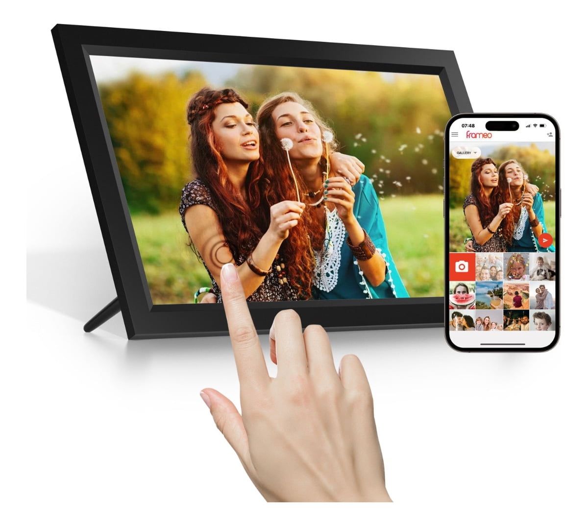 Premium Tibuta Digital Photo Frame - 15.6 Inch 1080P WiFi Frame with ...