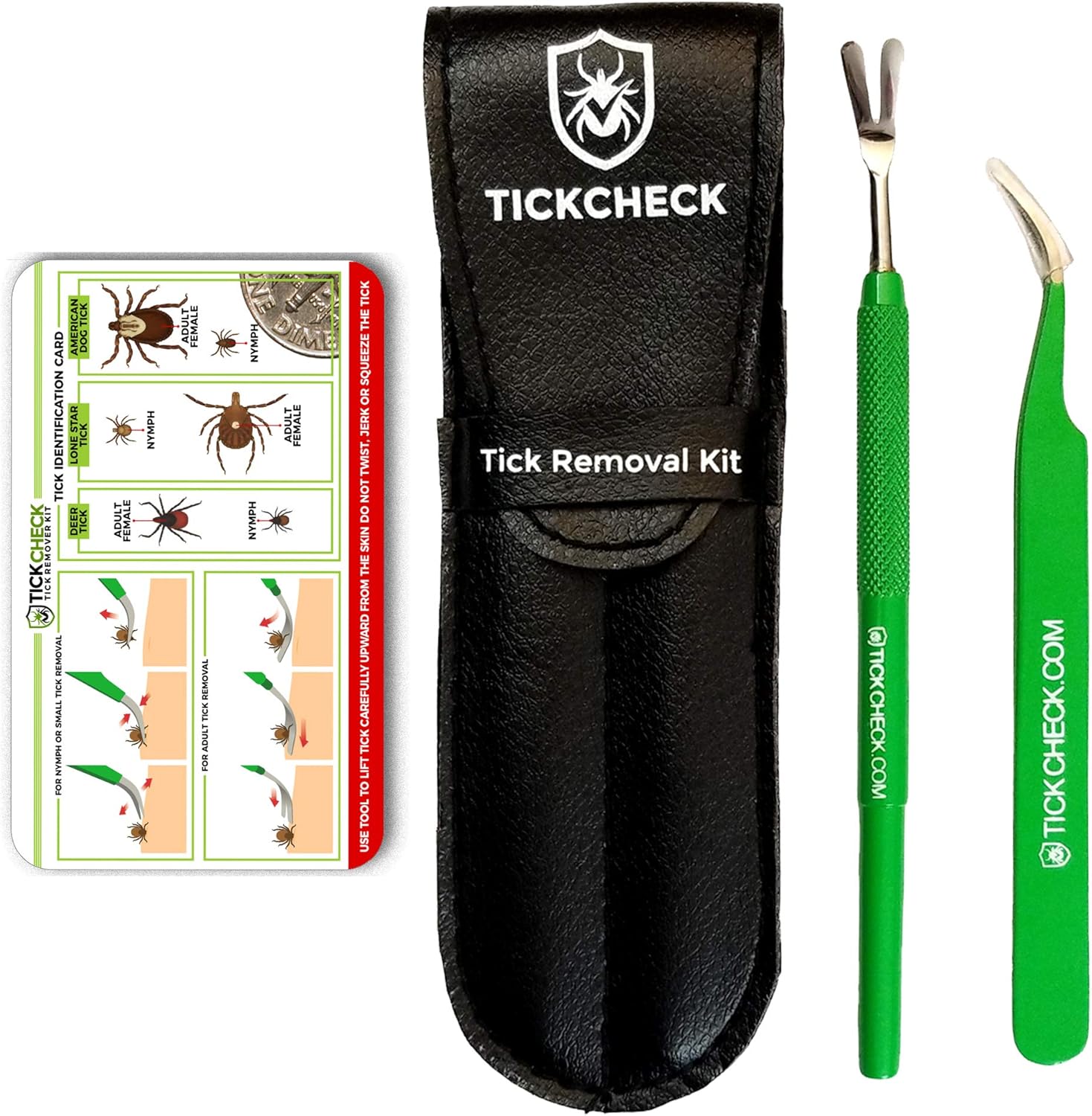Premium Tick Remover Kit - Stainless Steel Tick Remover + Tweezers ...