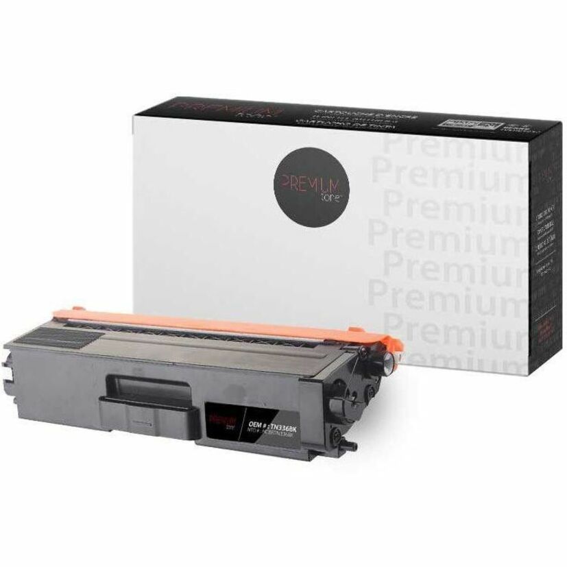 Premium Tone Toner Cartridge, Alternative for Brother TN336K, Black ...